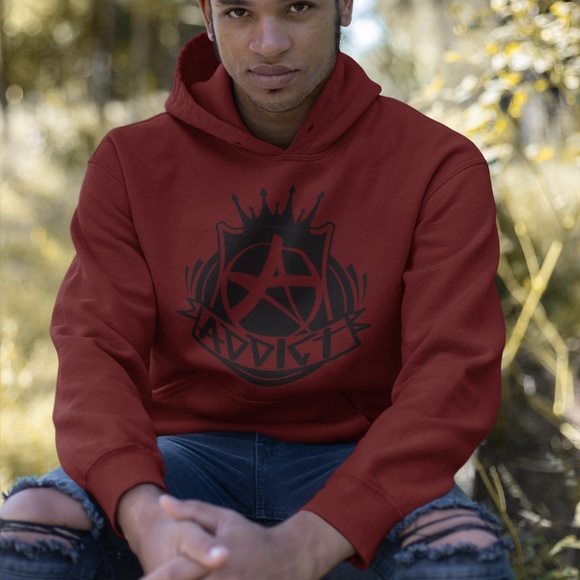 T-Shirt Addicts | Shirts | Addict Apparel Logo Hoodie | Poshmark
